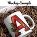 Red Felt Christmas Alphabet Clipart: Winter Font (digital Download) - Etsy