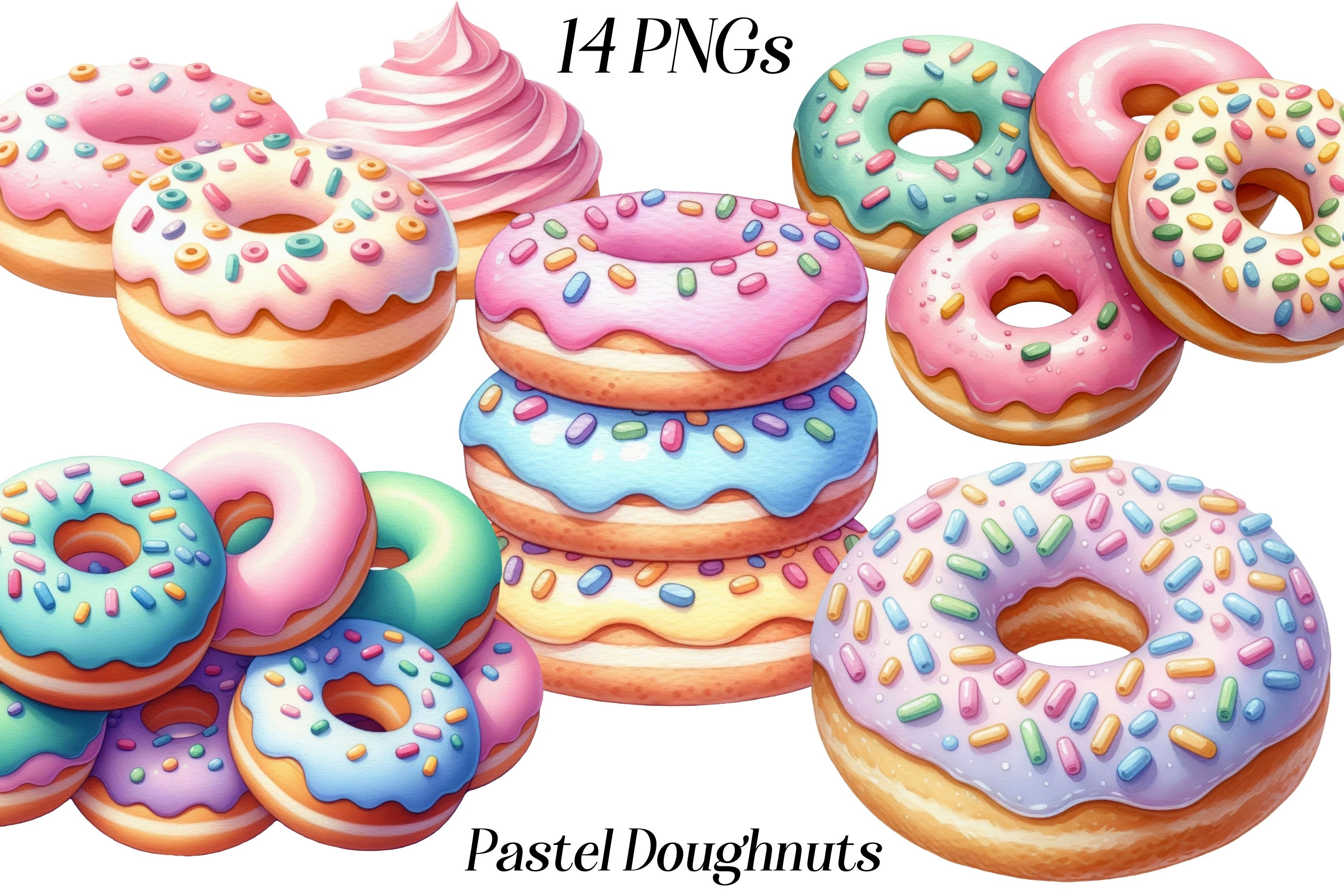 Dozen Donuts Clipart