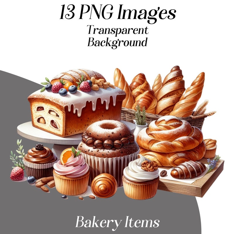 Pastry Watercolor - Etsy