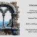 Sea Window Clipart: Nautical Ocean View PNG Graphics (digital Download ...