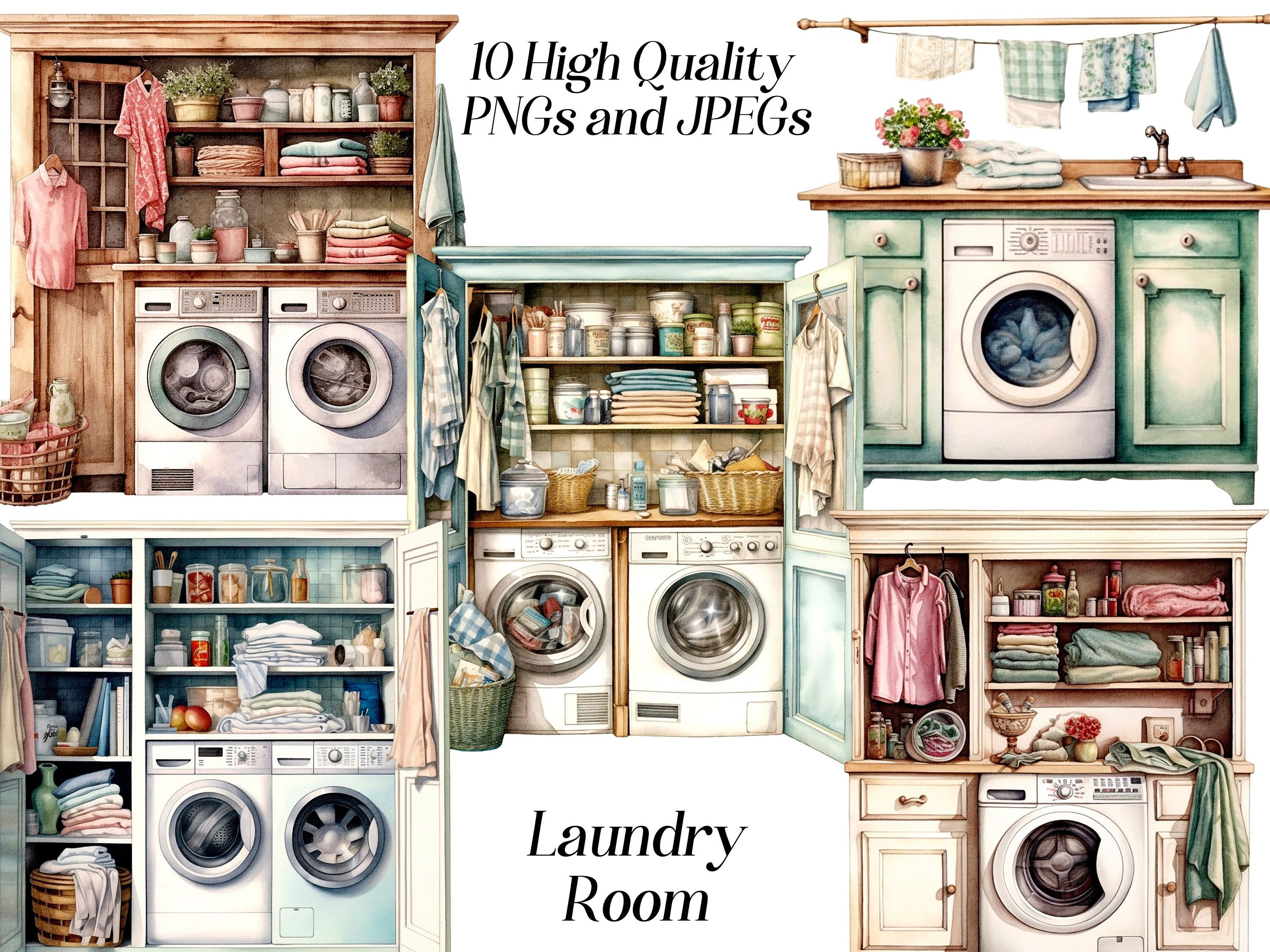 Laundry Room Clip Art