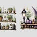 Watercolor Witches Inventory Clipart, 10 High Quality PNG Files ...