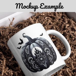 Watercolor Gothic Pumpkin Clipart, 14 PNG Files, Halloween Graphics ...