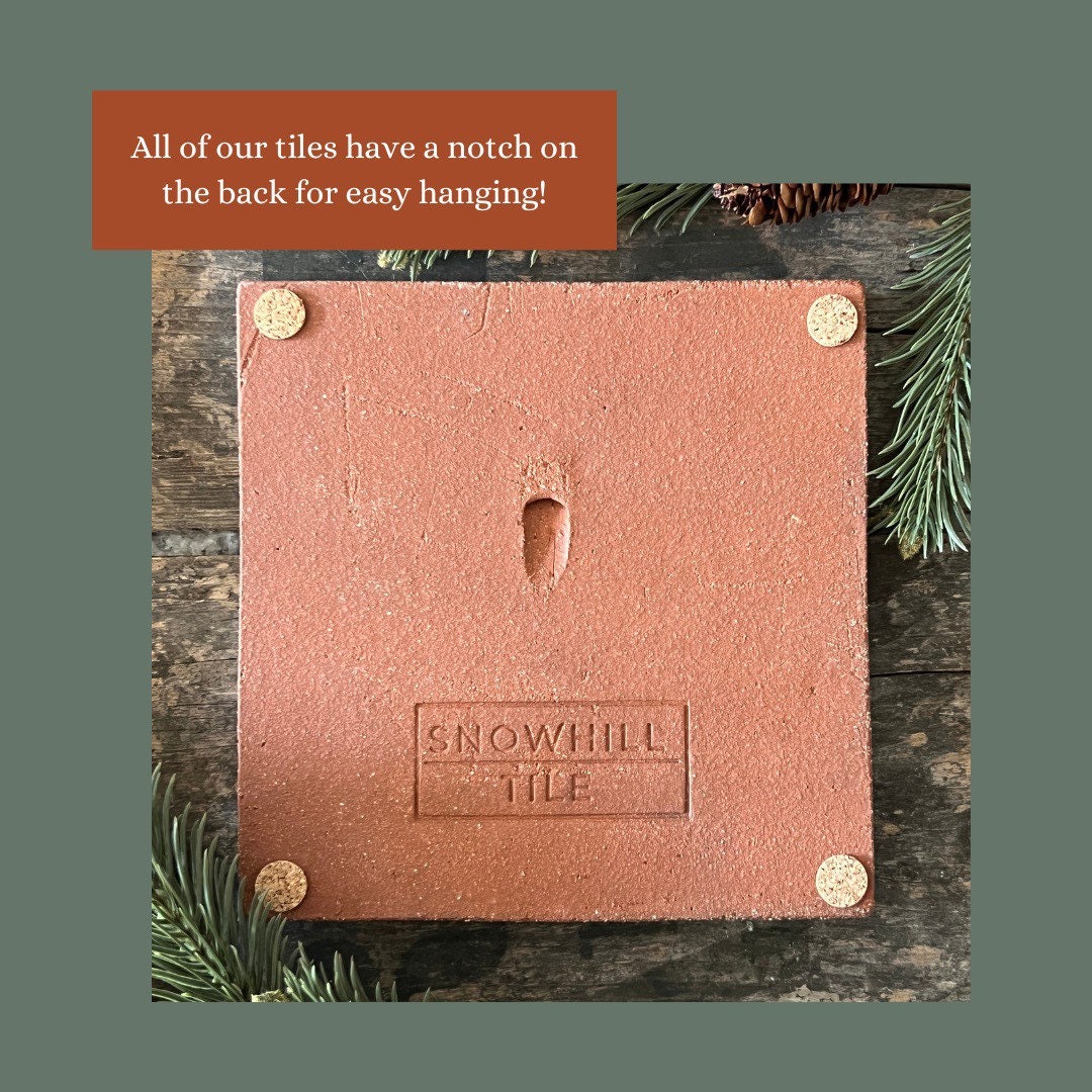 Cardinal Tile Ceramic Tile NC Pottery Wall Hanging - Etsy