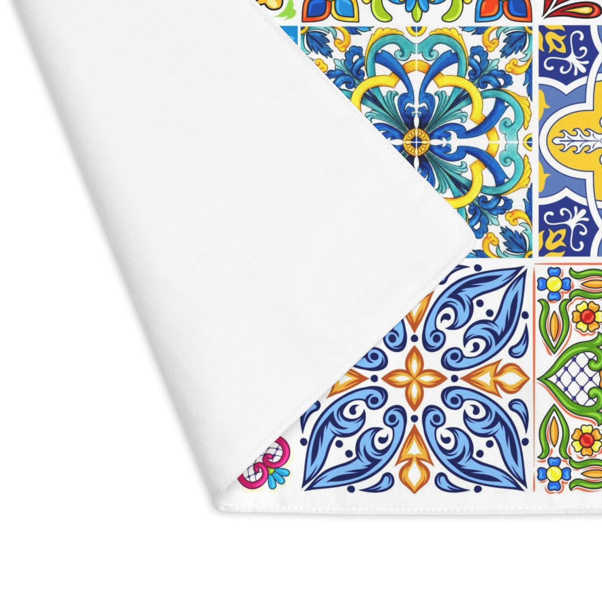 Placemat Sicilian Tiles Italian Kitchen Decor Mediterranean - Etsy