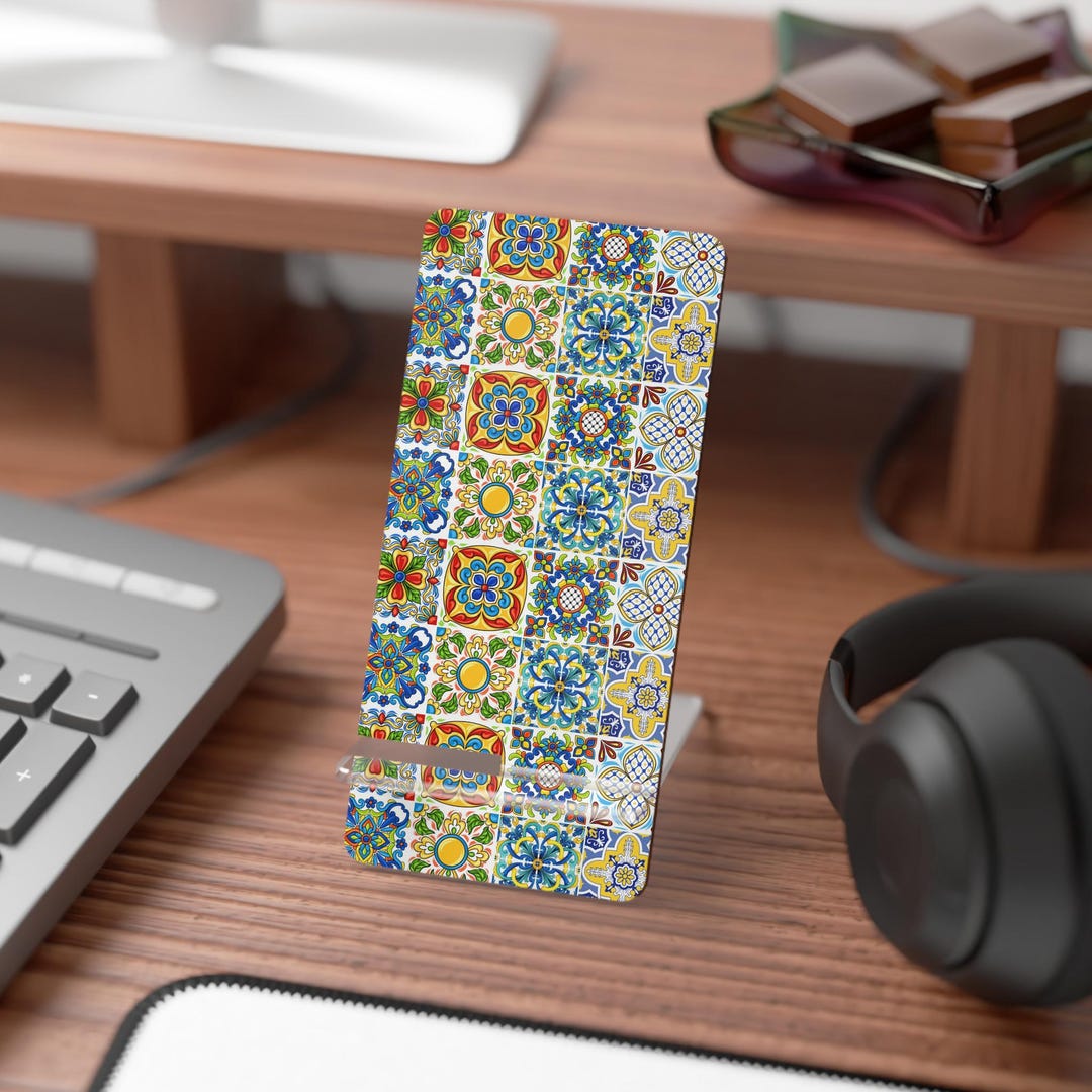 Stand for Smartphones, Mobile Display, Mediterranean Italian Sicilian ...