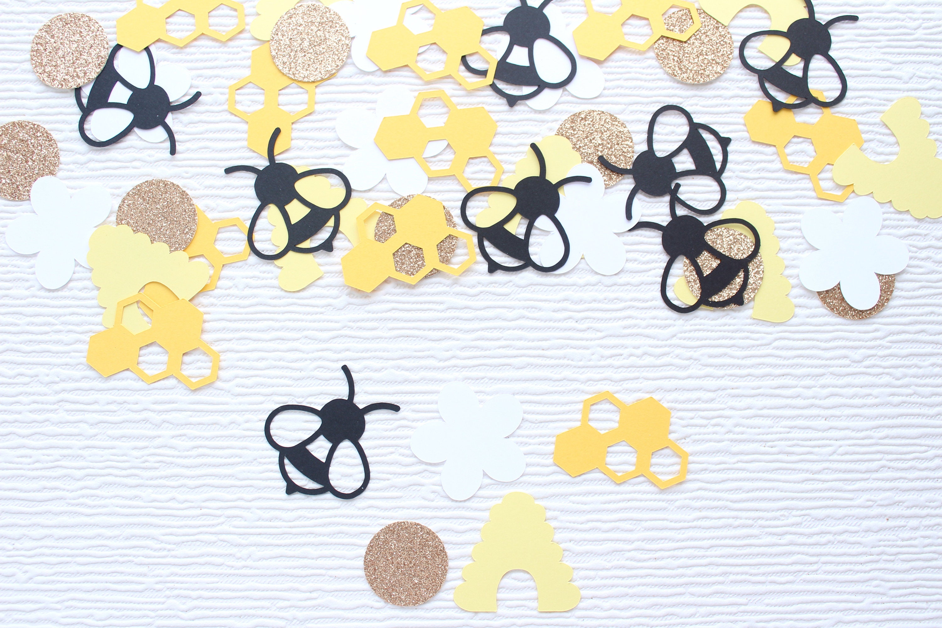 Bee Confetti, Happy Bee Day Decoration - Etsy