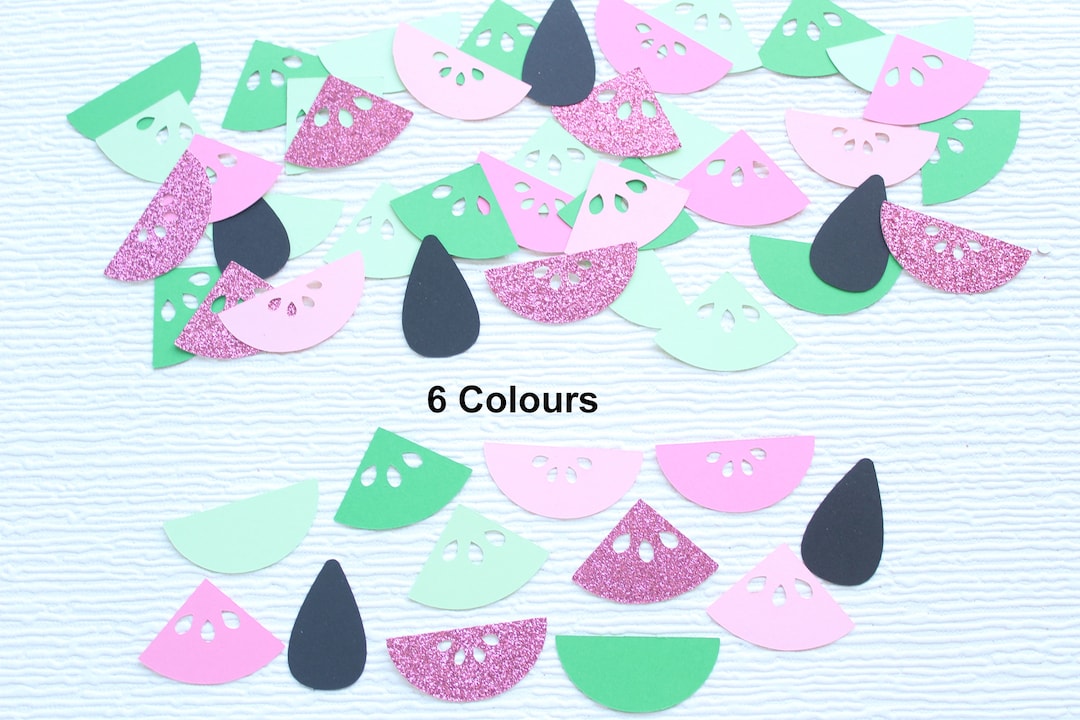 Watermelon Confetti , One in a Melon Theme Party - Etsy