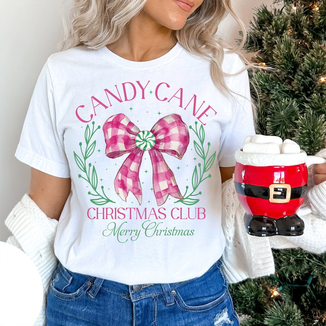 Pink Candy Cane Christmas Club Png, Christmas Kids Png, Pink Christmas ...
