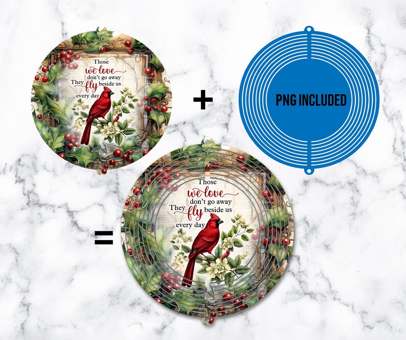 Cardinal Wind Spinner Sublimation Design, Instant Download, PNG File ...