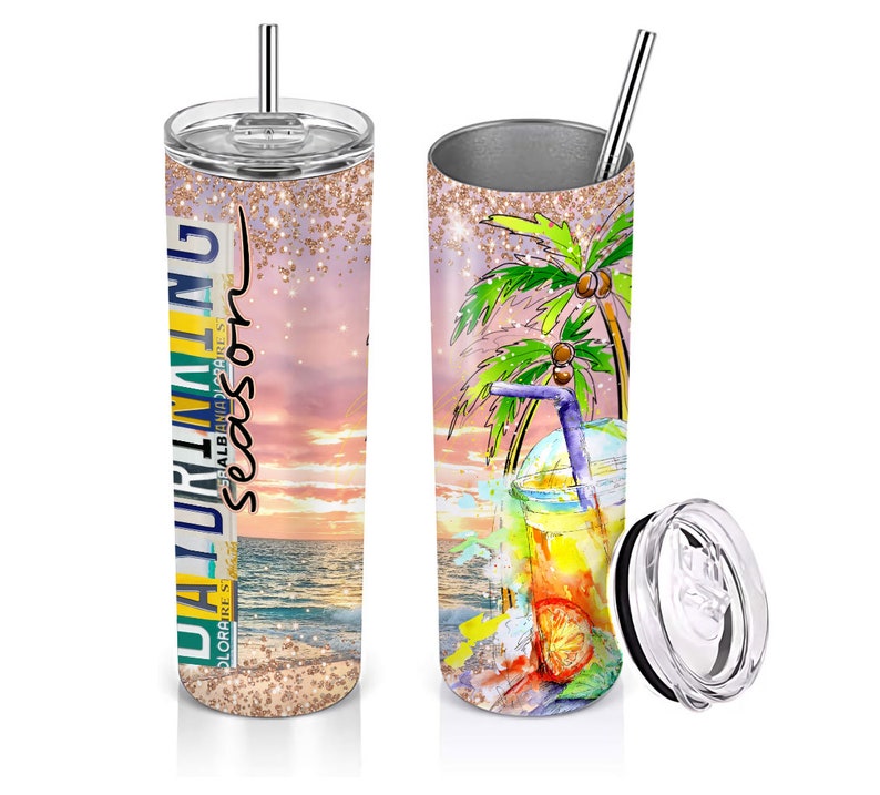 Day Drinking Season 20 Oz Skinny Tumbler Sublimation Design - Etsy