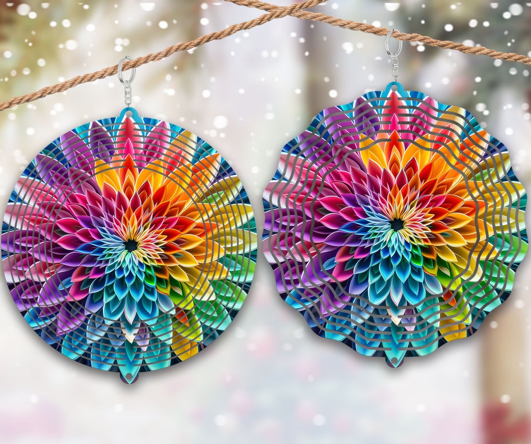 Mandala Wind Spinner Wind Spinner Png Wind Spinner Sublimation Designs ...