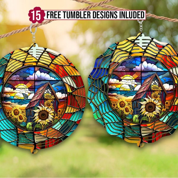 8 Inch Wind Spinner Sublimation Blanks - Etsy