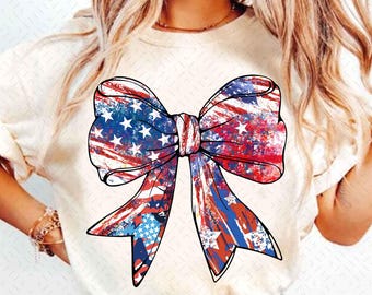 Coquette American Girl PNG Coquette Bow PNG 4th of July Sublimation ...
