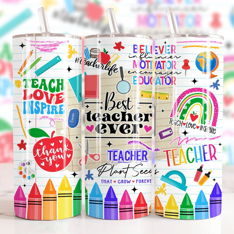 Teacher Tumbler - Etsy