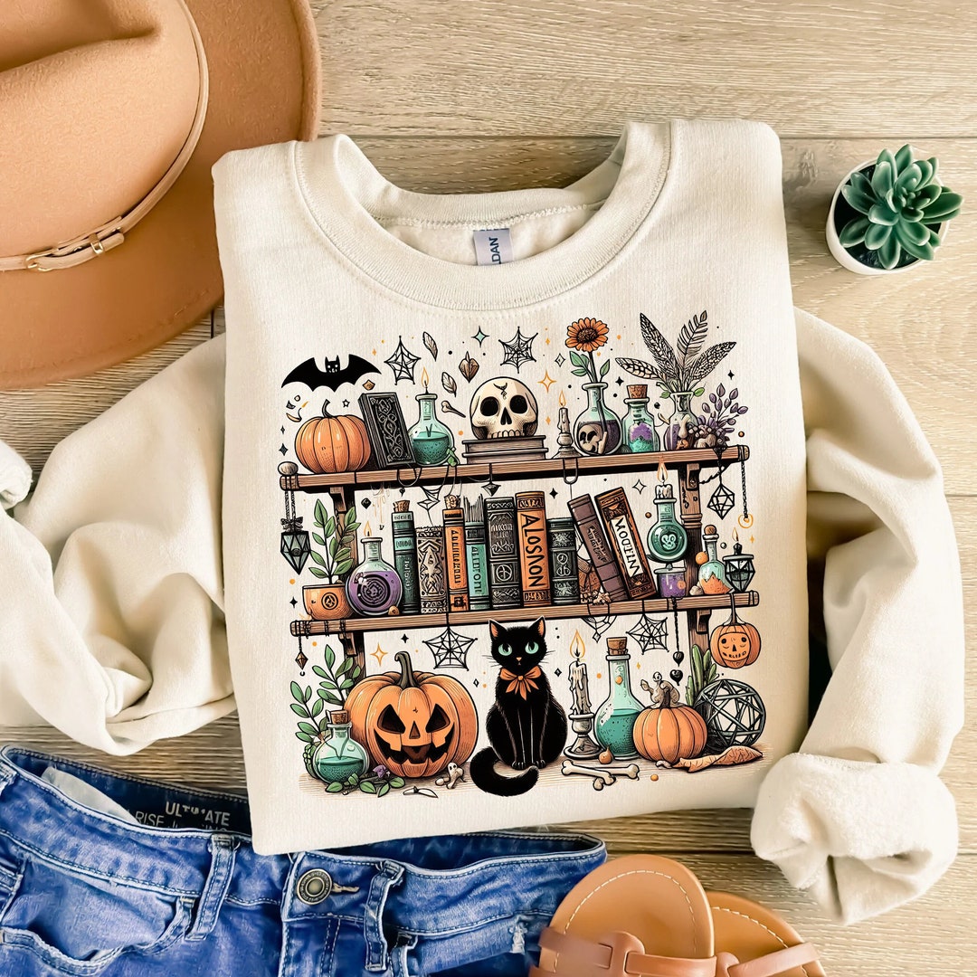 Halloween Library Png, Ghost Books Halloween Png, Teacher Halloween Png ...