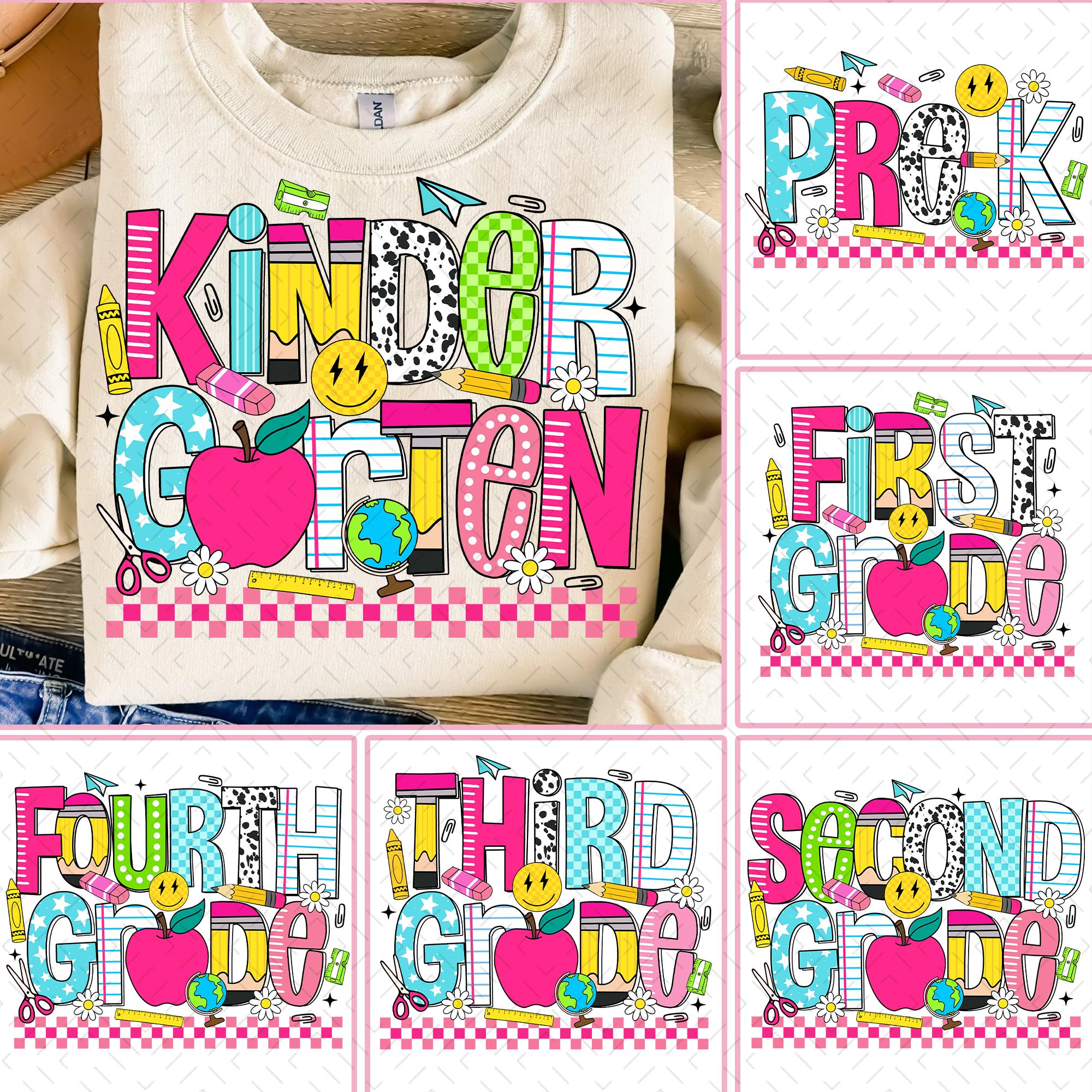 Back to School Bundle Png, Coquette Teacher First Day of School Png ...