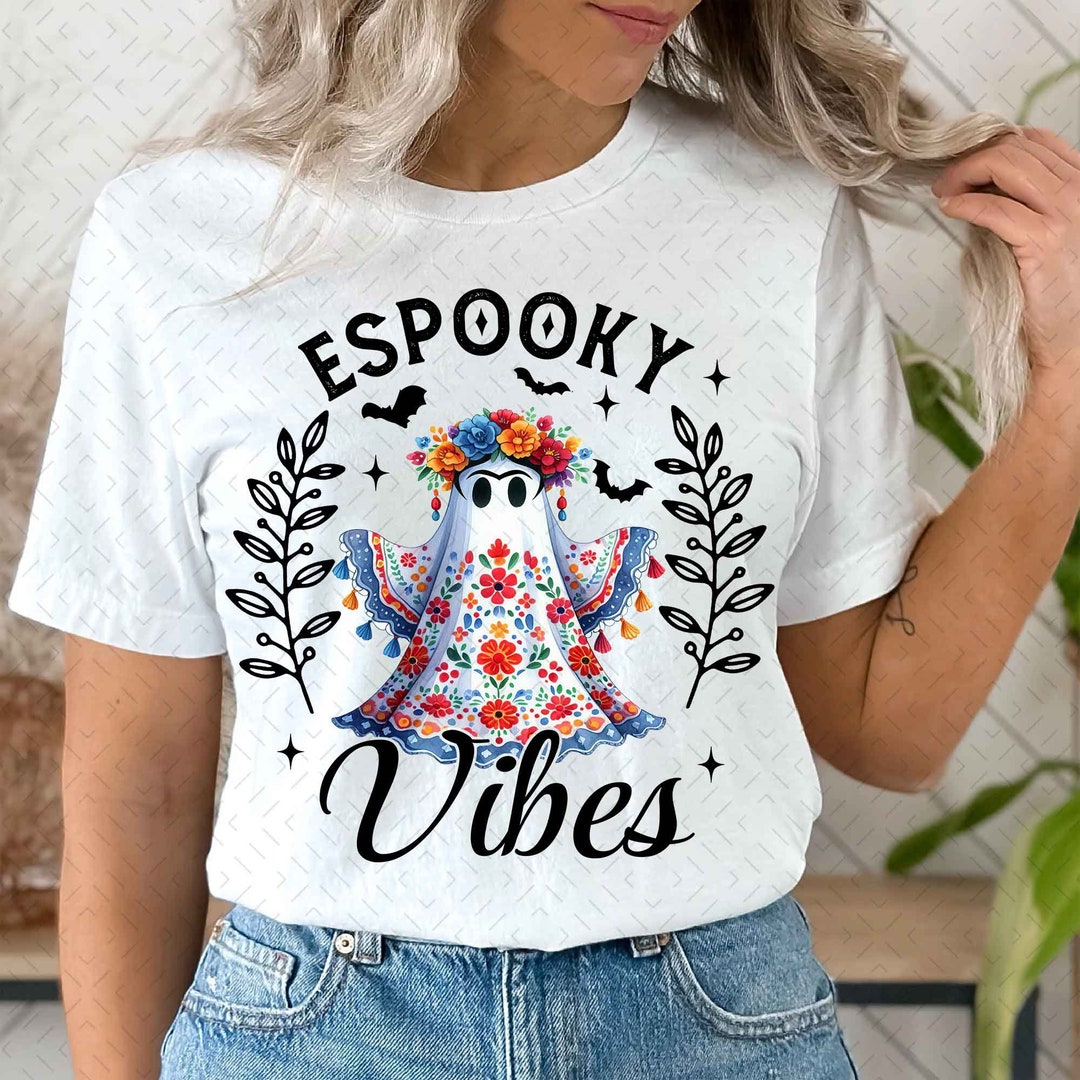 Espooky Vibes PNG, Mexican Ghost, Espooky Season, Spooky Conchas PNG ...