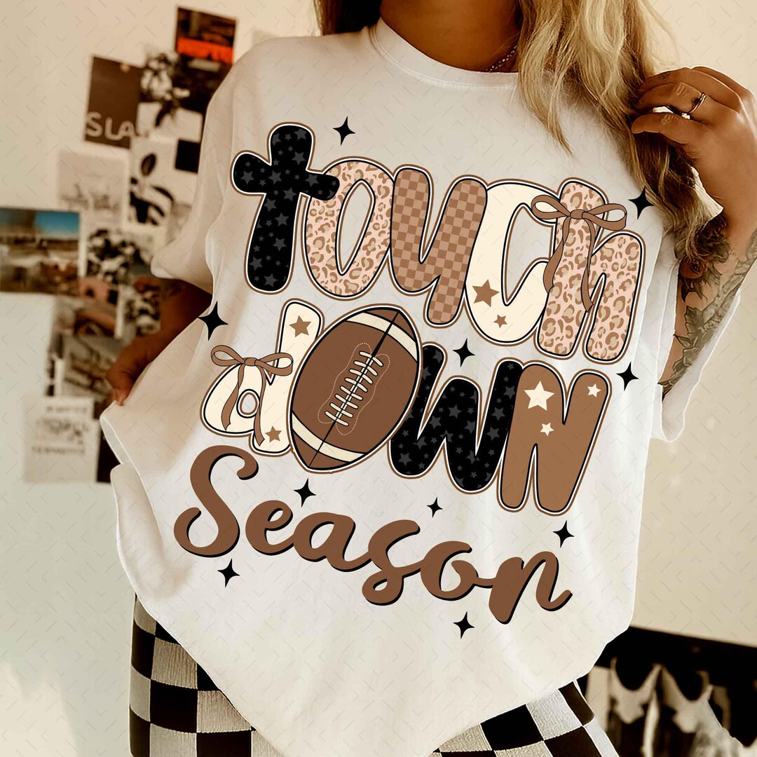Touchdown Season Png, Fall Football Png, Football Game Day Png ...