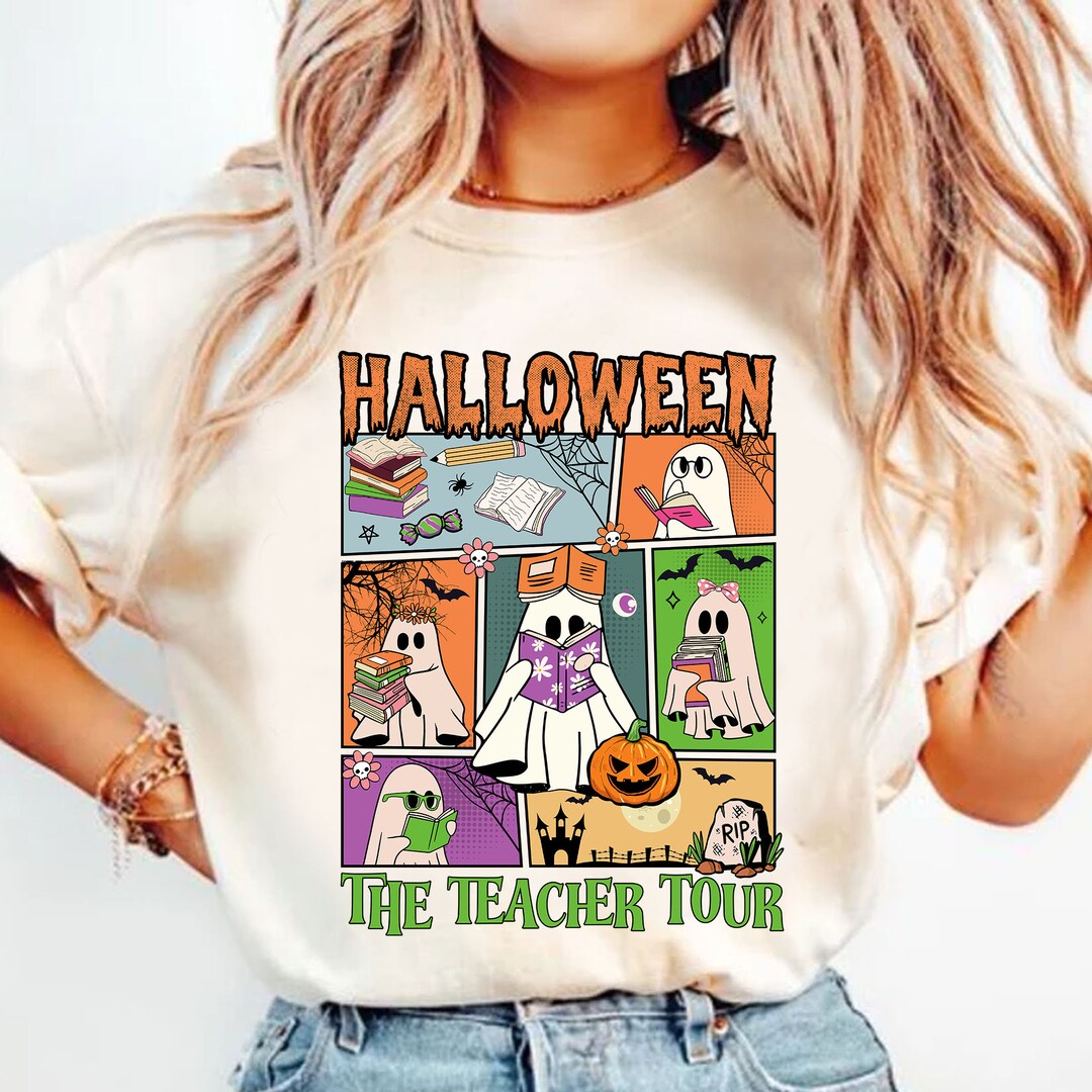 Halloween Teacher Era Tour Png, Back to School Png, Teacher Halloween ...
