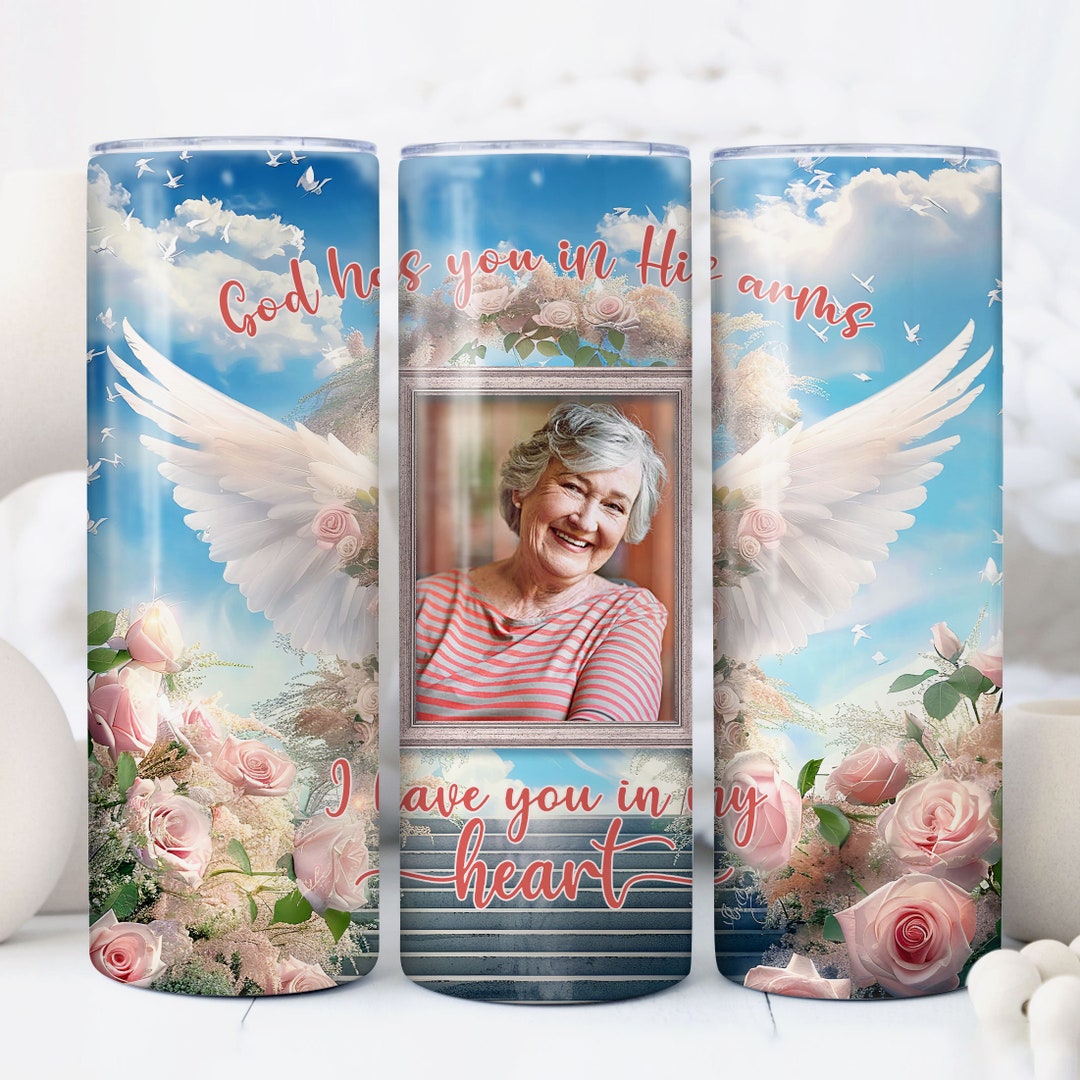 Photo Frame - Memorial Tumbler Wrap 20 Oz Tumbler Wrap Design, Memorial ...
