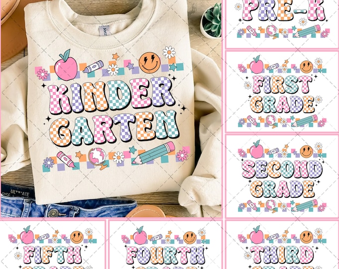 100+ Back to School Bundle PNG, Kindergarten, First Day of School ...