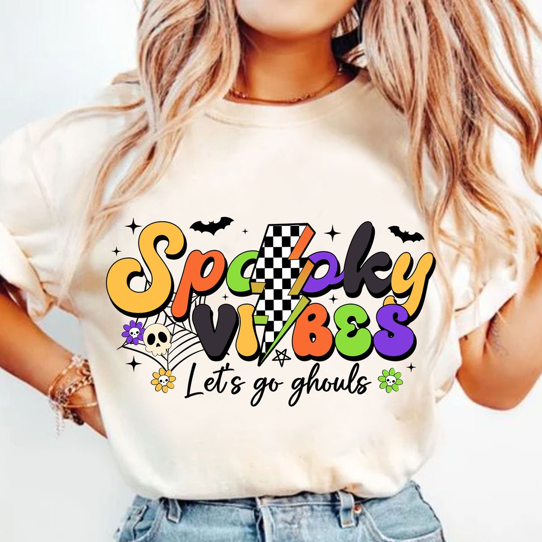 Spooky Vibes Png, Halloween Png, Halloween Varsity Png, Spooky H ...