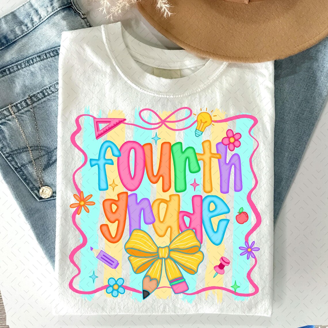 Coquette Back to School PNG Bundle, Teacher First Day of School Design ...