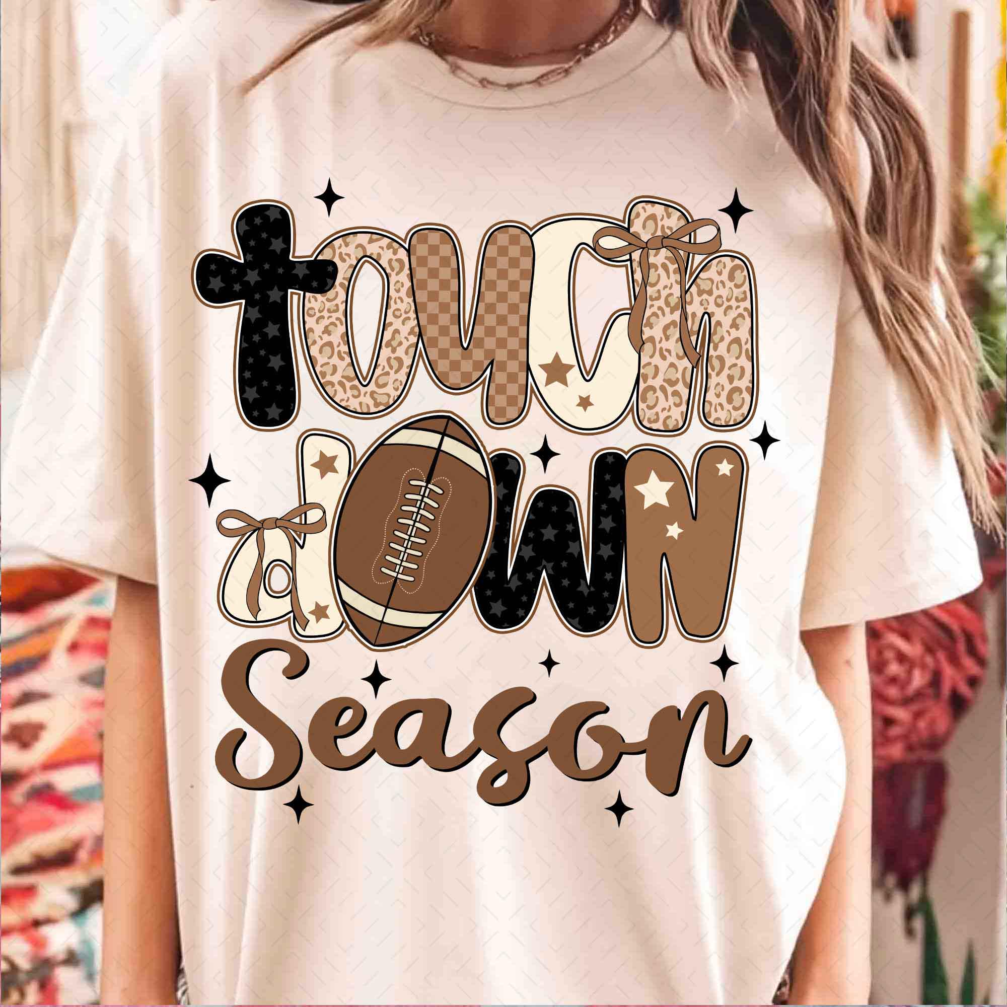 Touchdown Season Png, Fall Football Png, Football Game Day Png ...
