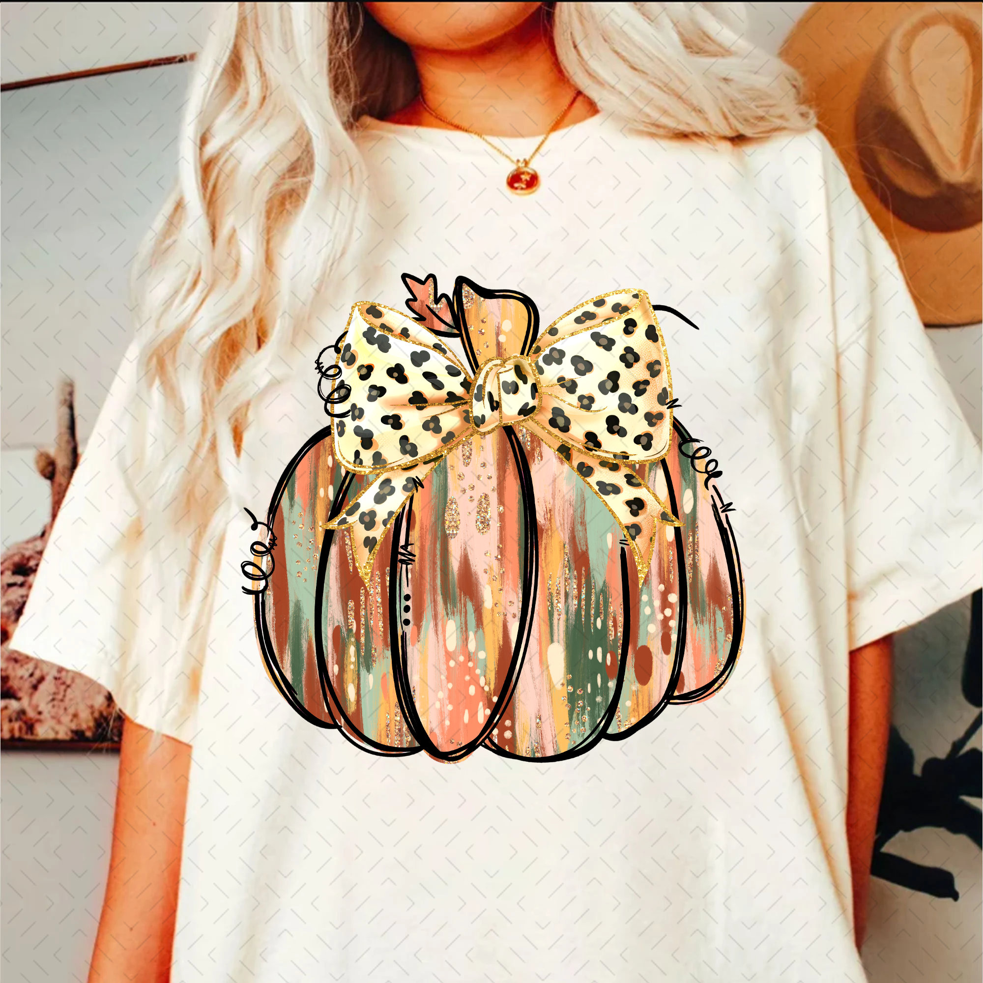 Colorful Coquette Gold Glitter Pumpkin Png, Girly Fall Pumpkin Design ...