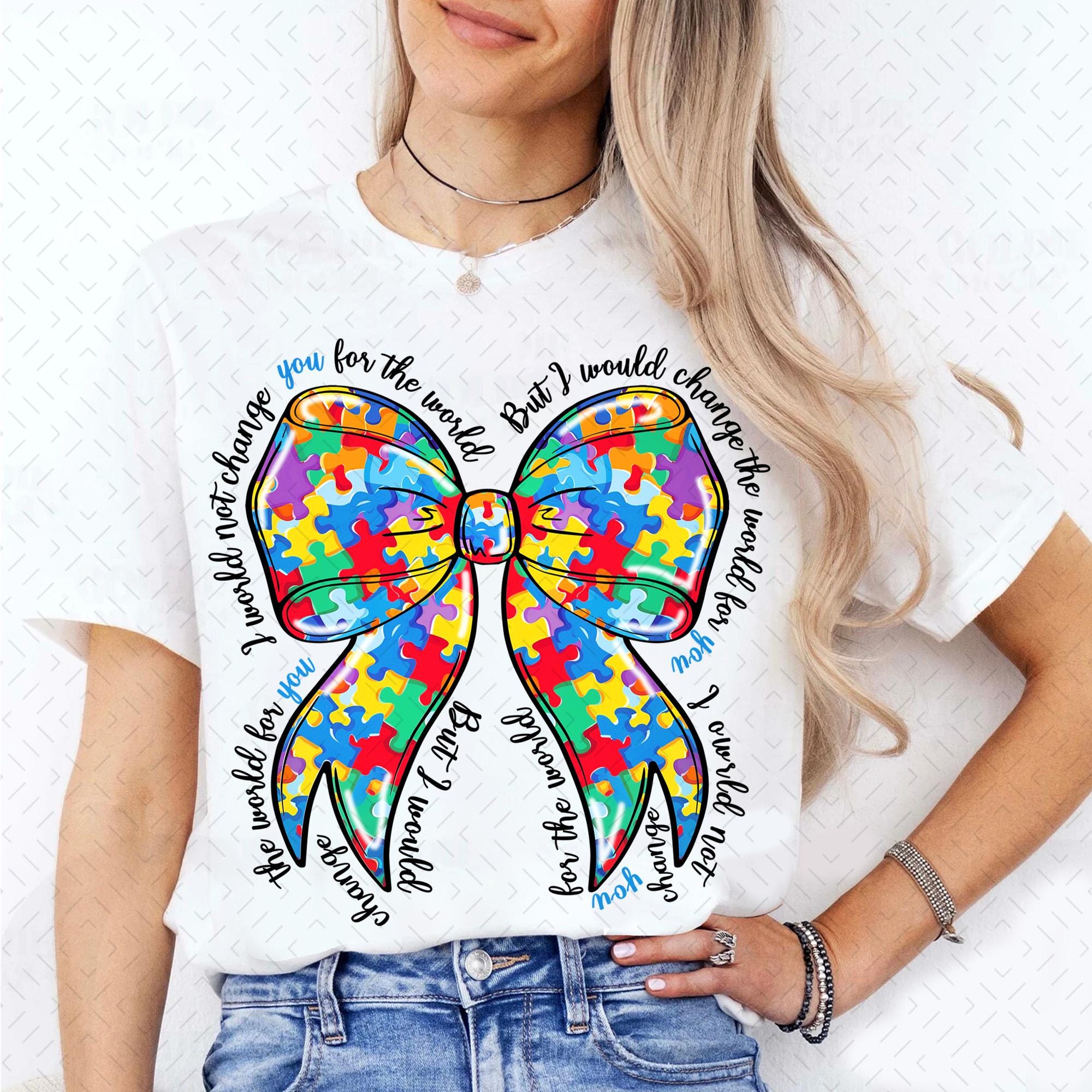 Autism Png, Autism Bow Png, Autism Awareness Png, Coquette Bow Png ...