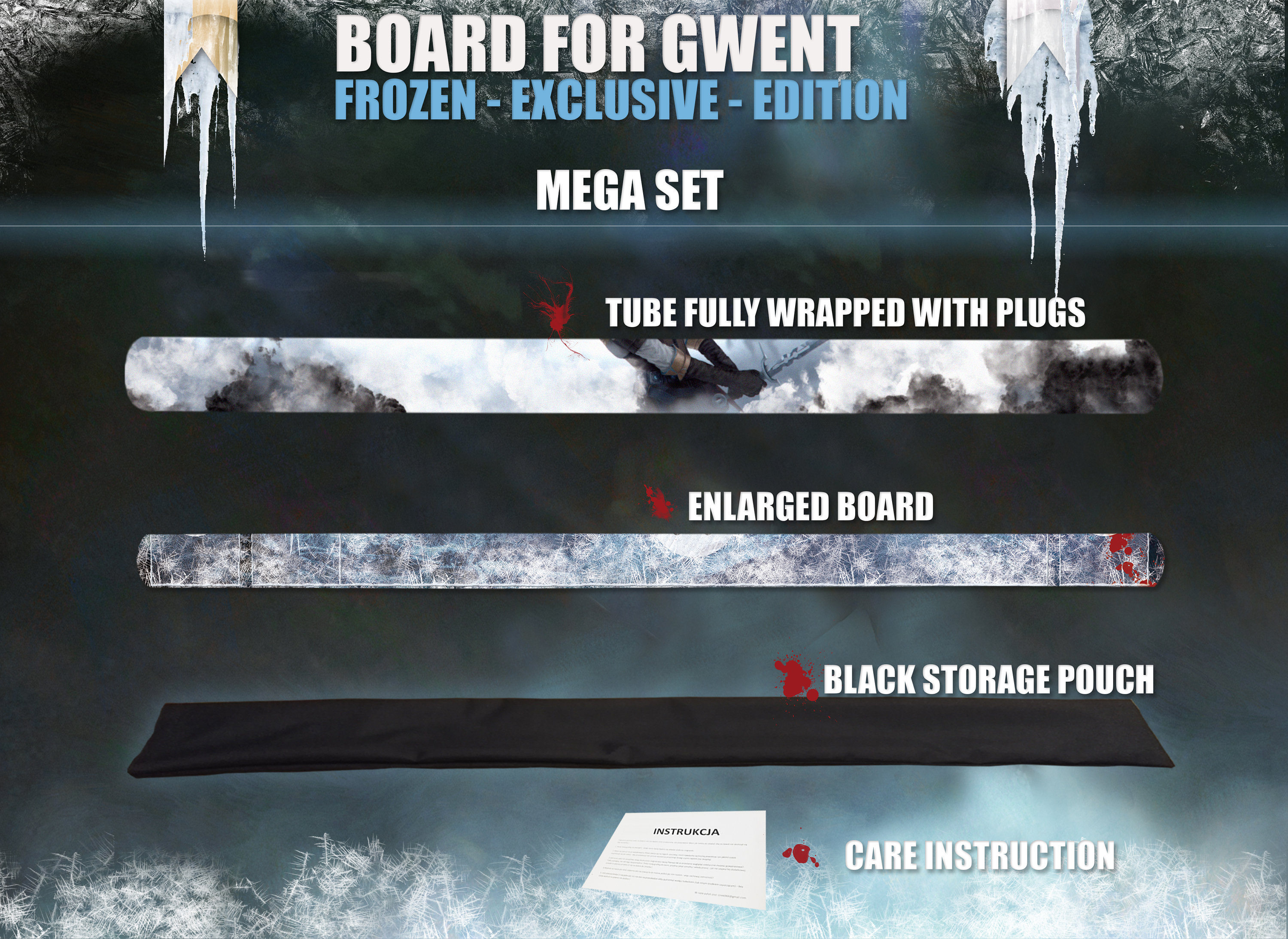 Gwent Card Game the Witcher- Vinyl Playmat Gameboard - Custom Product ...