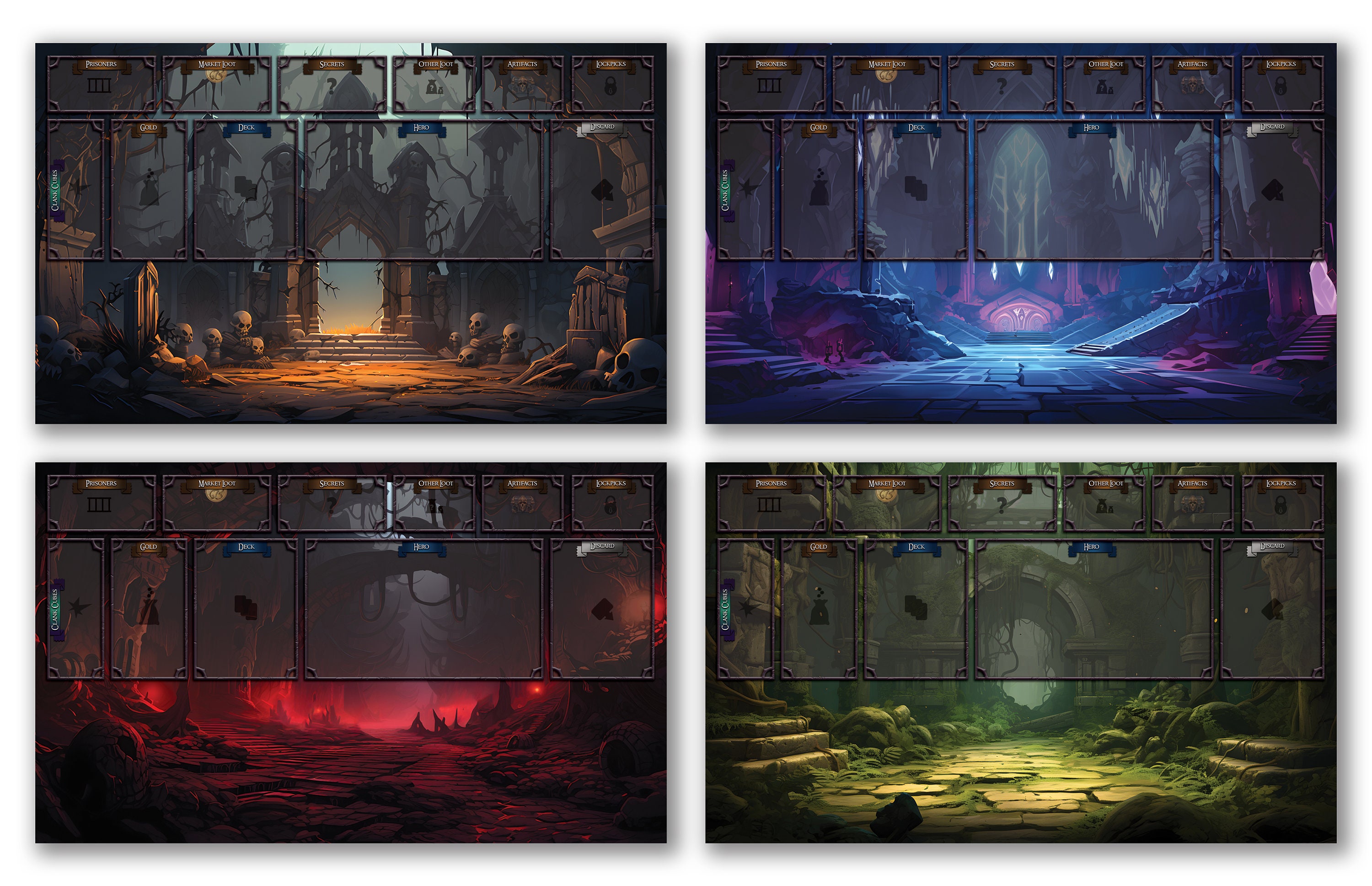 Clank Catacombs Vinyl Playmat Gameboard Custom Product - Etsy