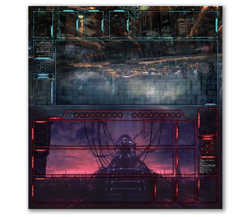 Android: Netrunner Vinyl Playmat Gameboard Custom Product - Etsy