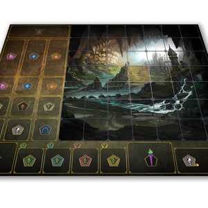 Tiny Epic Dungeons - Vinyl Playmat Gameboard - Custom Product - Etsy