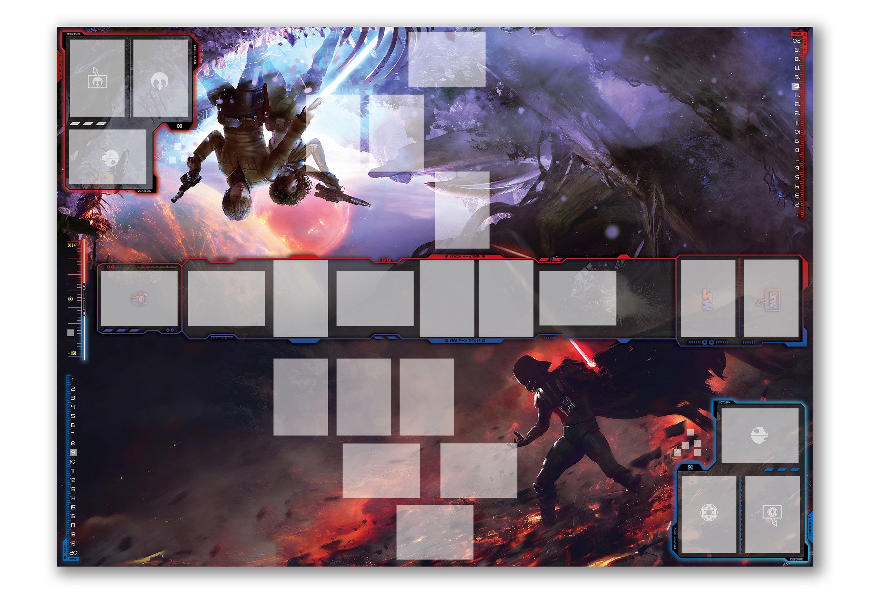 Star Wars the Deckbuilding Game Edition L&V Vinyl Playmat Gameboard ...