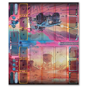 Radlands - Vinyl Playmat Gameboard for 2 Players- Custom Product ...