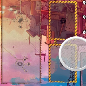 Radlands - Vinyl Playmat Gameboard for 2 Players- Custom Product ...