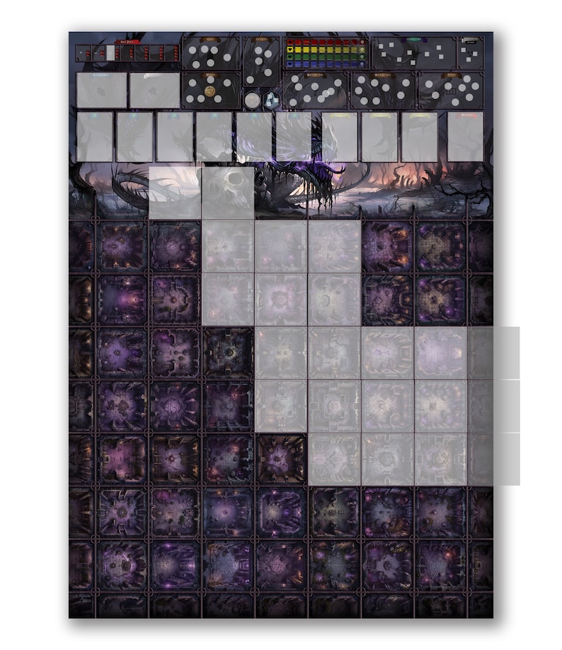 Clank Catacombs - Vinyl Playmat Gameboard - Custom Product - Etsy