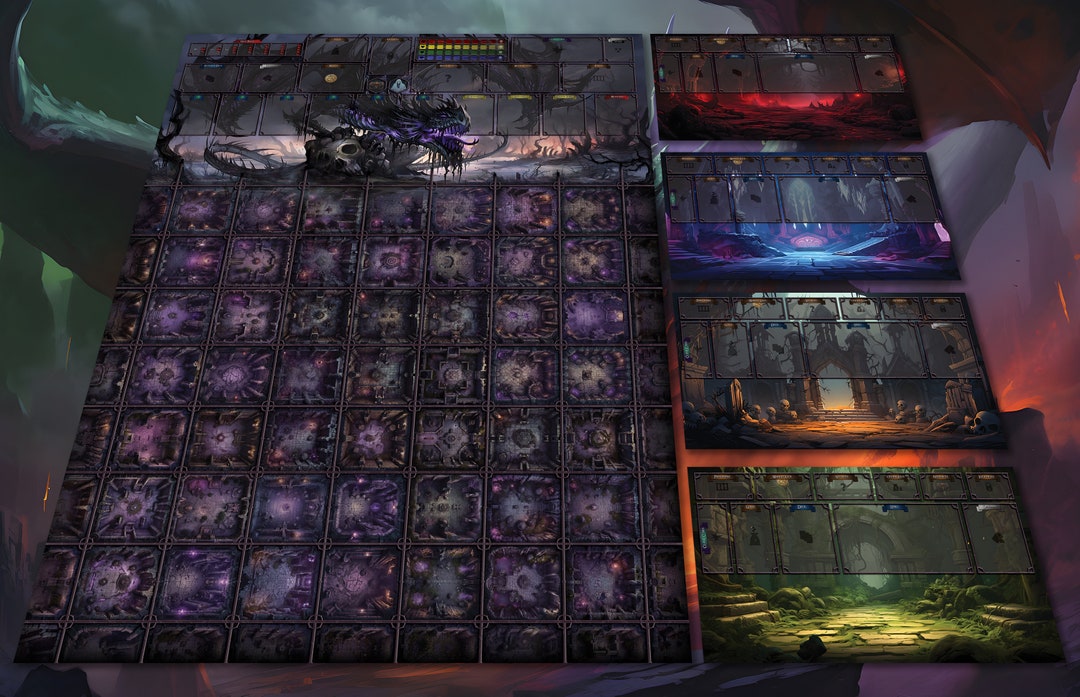 Clank Catacombs - Vinyl Playmat Gameboard - Custom Product - Etsy