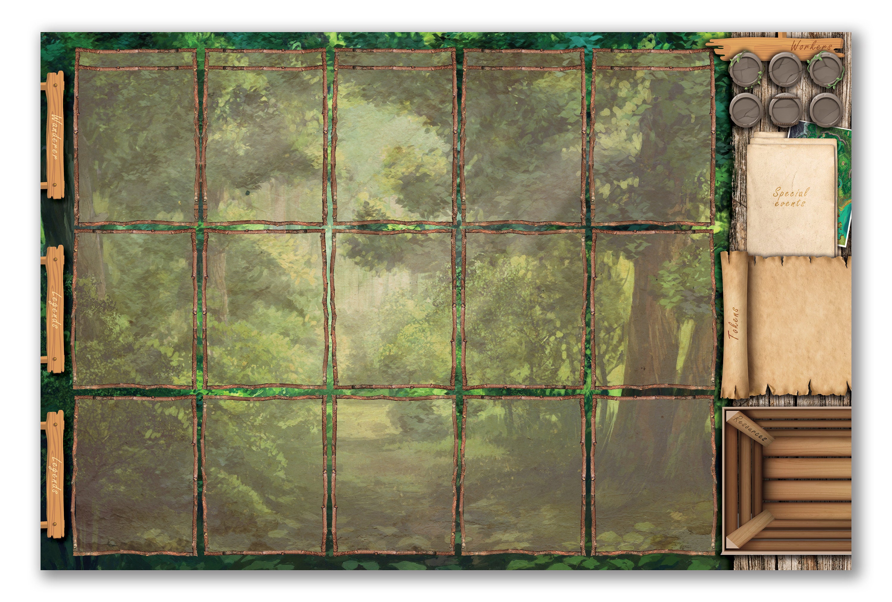 Everdell 4pcs Vinyl Playmat Gameboard Custom Product - Etsy