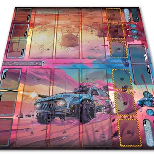 Radlands - Vinyl Playmat Gameboard for 2 Players- Custom Product ...