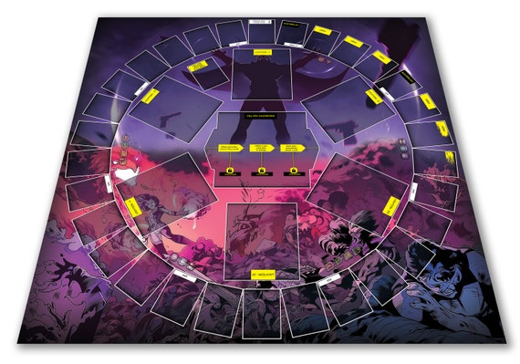 Marvel United X-men Magneto Edition Vinyl Playmat Gameboard - Etsy ...