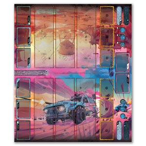 Radlands - Vinyl Playmat Gameboard for 2 Players- Custom Product ...