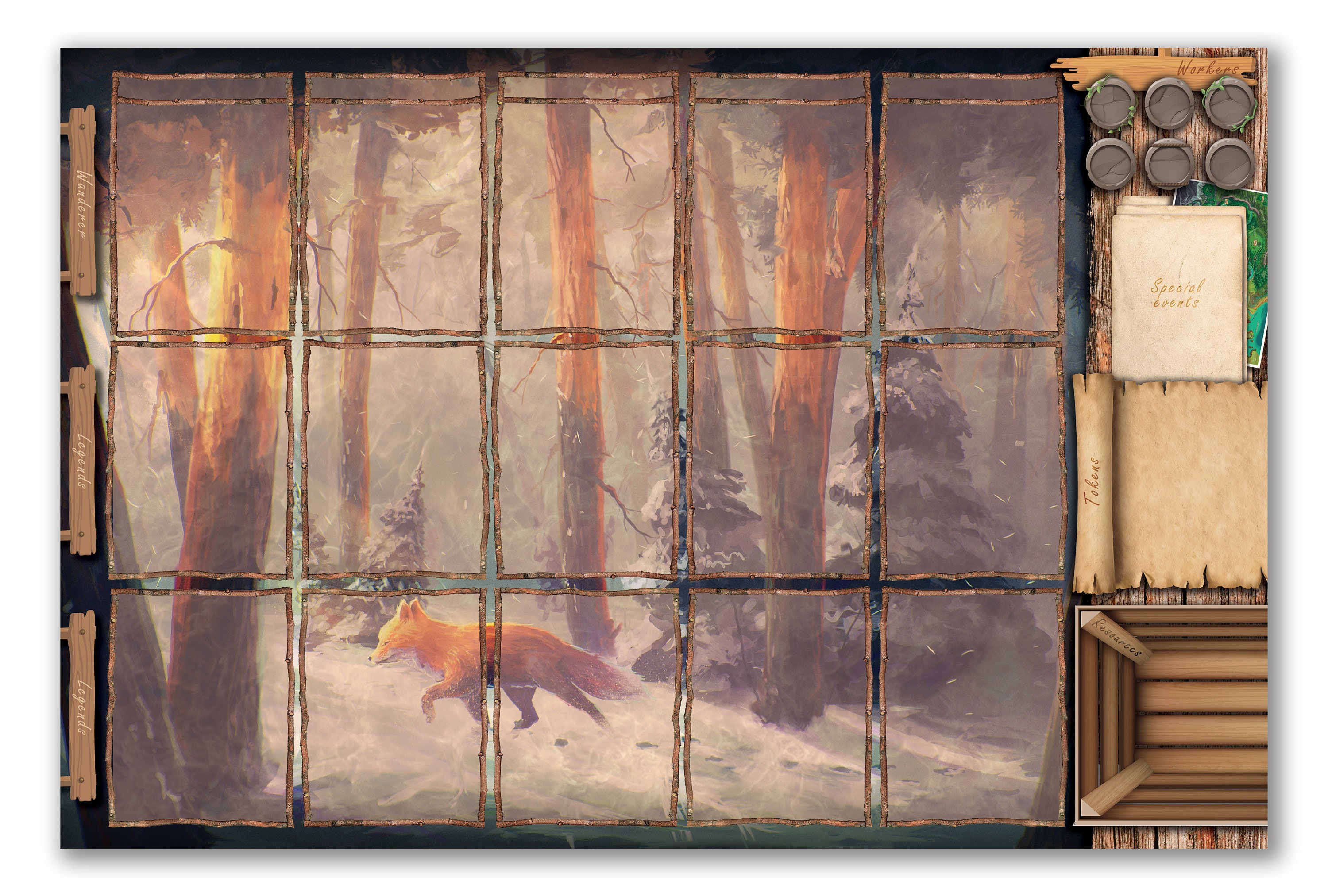 Everdell 4pcs Vinyl Playmat Gameboard Custom Product - Etsy