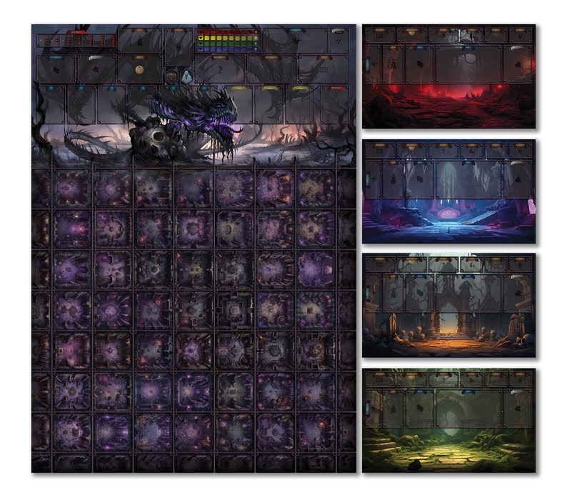 Clank Catacombs - Vinyl Playmat Gameboard - Custom Product - Etsy