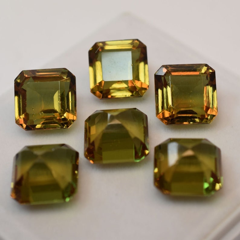 AAA Gorgeous Quality Zultanite Colour Changing Quartz Faceted Square ...