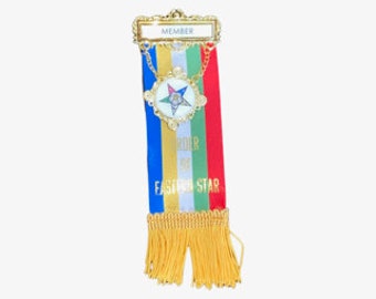 Order of Eastern Star 1.5 X 2.25 Framed Magnetic on Members Badge ...
