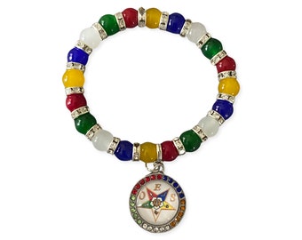 Order of Eastern Star OES Charm Bracelet - Etsy