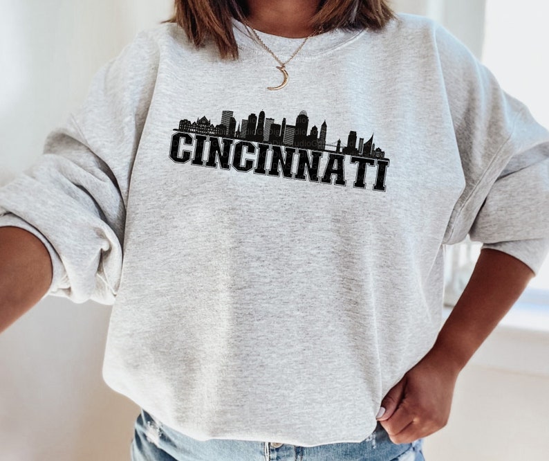 Cincinnati Svg Png and Cut Files for Cricut, Cincinnati Skyline Svg ...